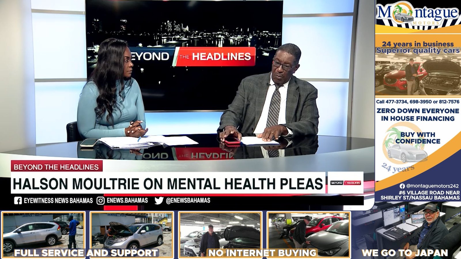 BTH Halson Moultrie on Mental Health Pleas – Eye Witness News