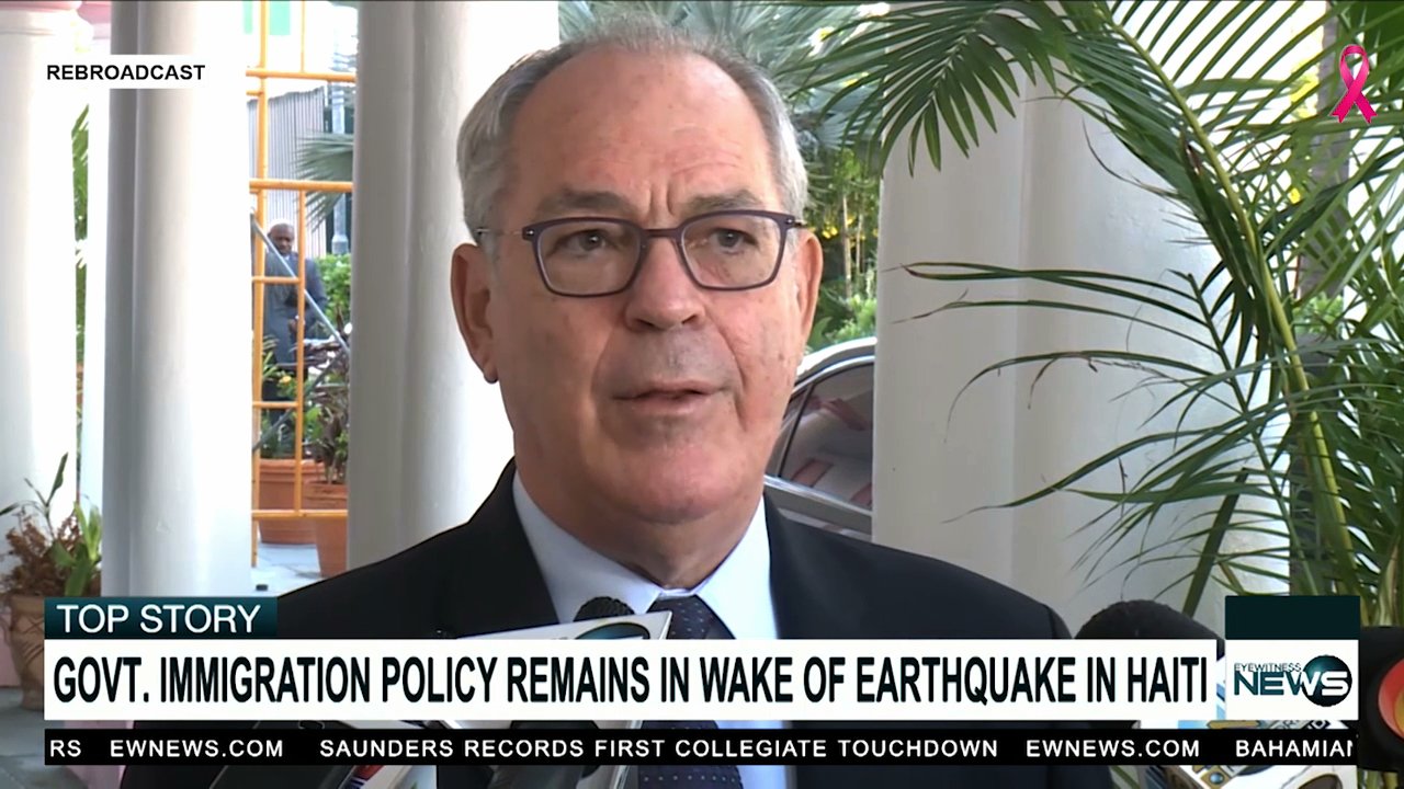 Symonette: Govt. on alert following Haiti’s earthquake – Eye Witness News