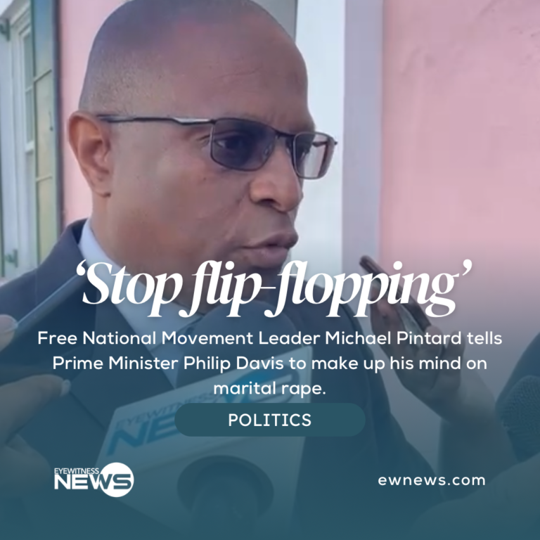 Pintard to PM, ‘Stop flip-flopping on marital rape’ – Eye Witness News