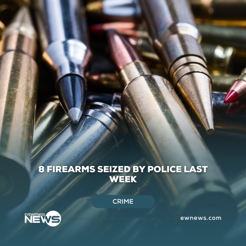 Eight firearms seized by police last week – Eye Witness News